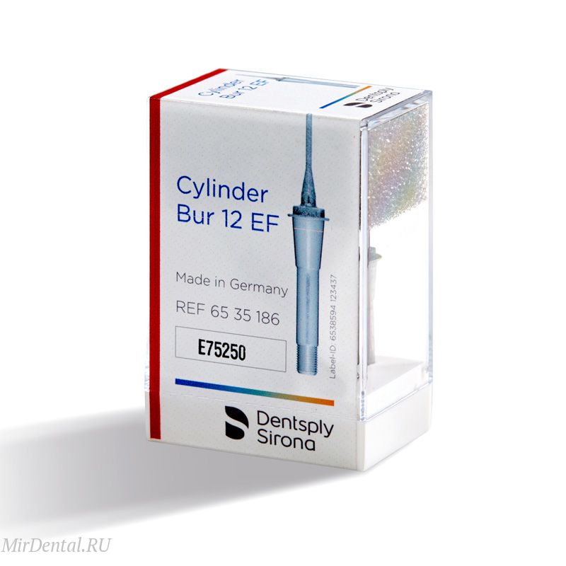 CEREC CYLINDER BUR 12 EF-цилиндрическая фреза,левая сторона Dentsply ...